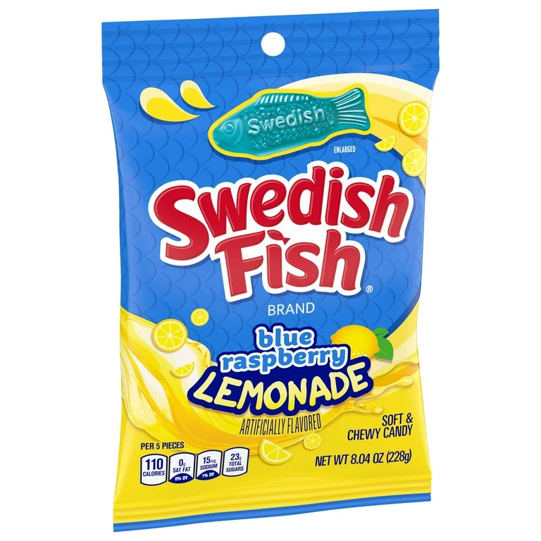 Swedish Fish Blue Raspberry Lemonade 102gr