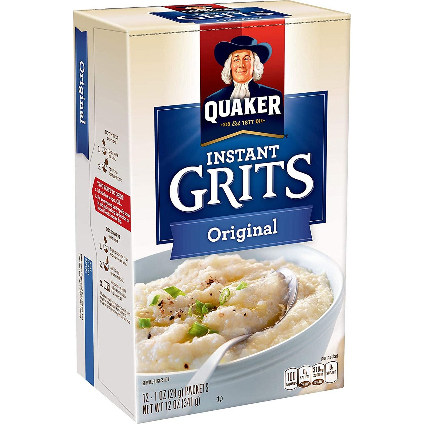 Quaker instant grits 340gr